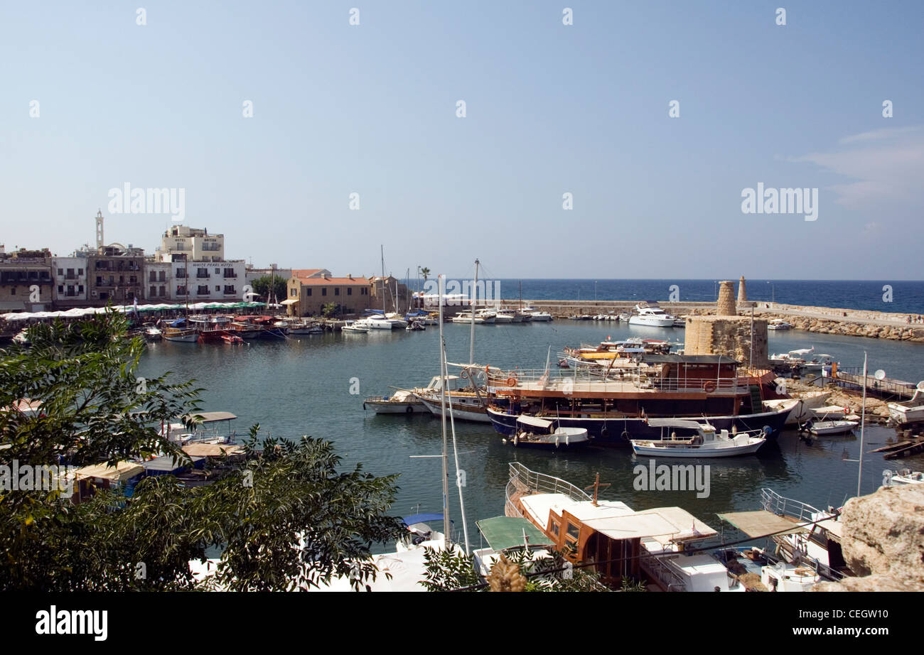NORTH CYPRUS. KYRENIA OLD HARBOUR Stock Photo - Alamy