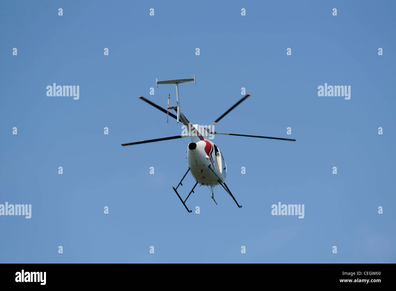 hughes 500 helicopter carrying out survey work Stock Photo - Alamy