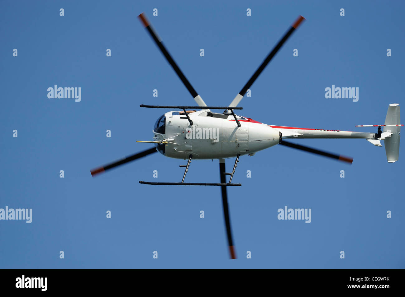 hughes 500 helicopter carrying out survey work Stock Photo - Alamy