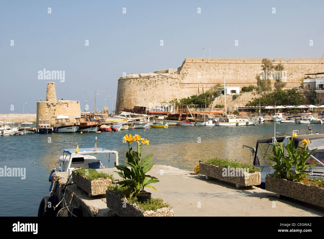 NORTH CYPRUS. KYRENIA. OLD HARBOUR Stock Photo - Alamy