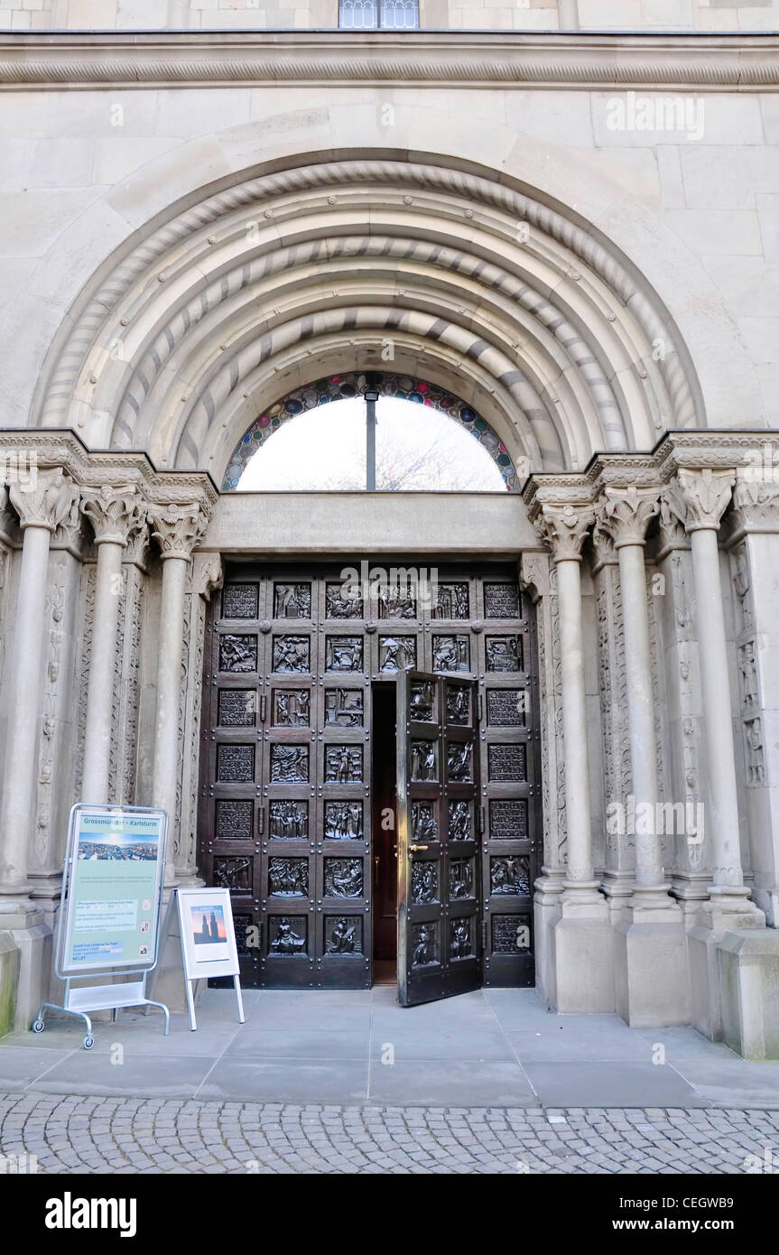 Grossmünster, one of the most famous church in zurich Stock Photo - Alamy