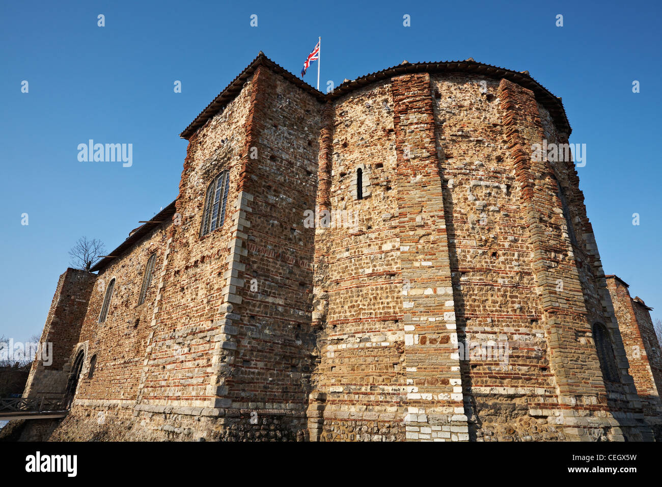 Great Britain Essex Colchester Castle Museum Castle Park Stock Photo ...