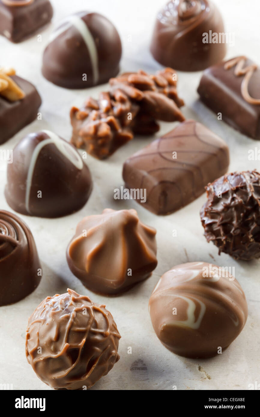 Individual chocolates hi-res stock photography and images - Alamy