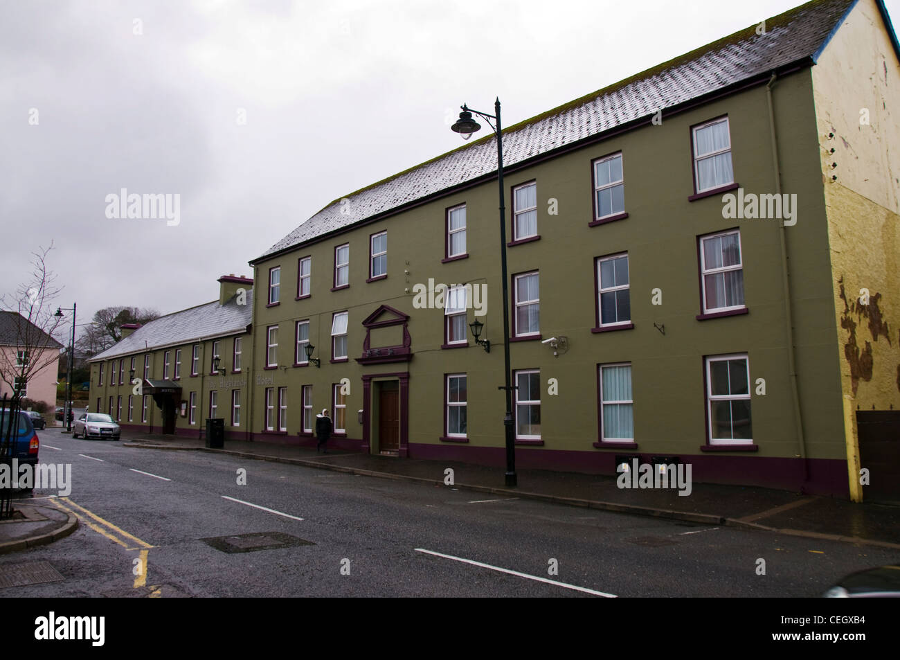 The Highlands Hotel in Glenties county Donegal Stock Photo - Alamy