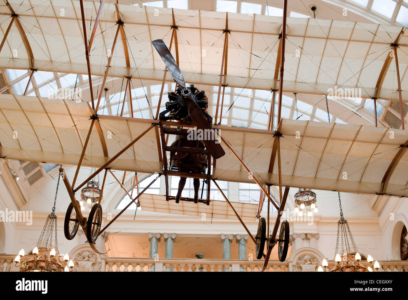 A Bristol Biplane replica (also called the Boxkite Stock Photo - Alamy