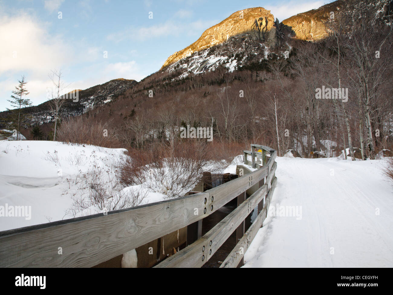 Franconia Notch State Park - Scenic view along the Franconia Notch Bike ...