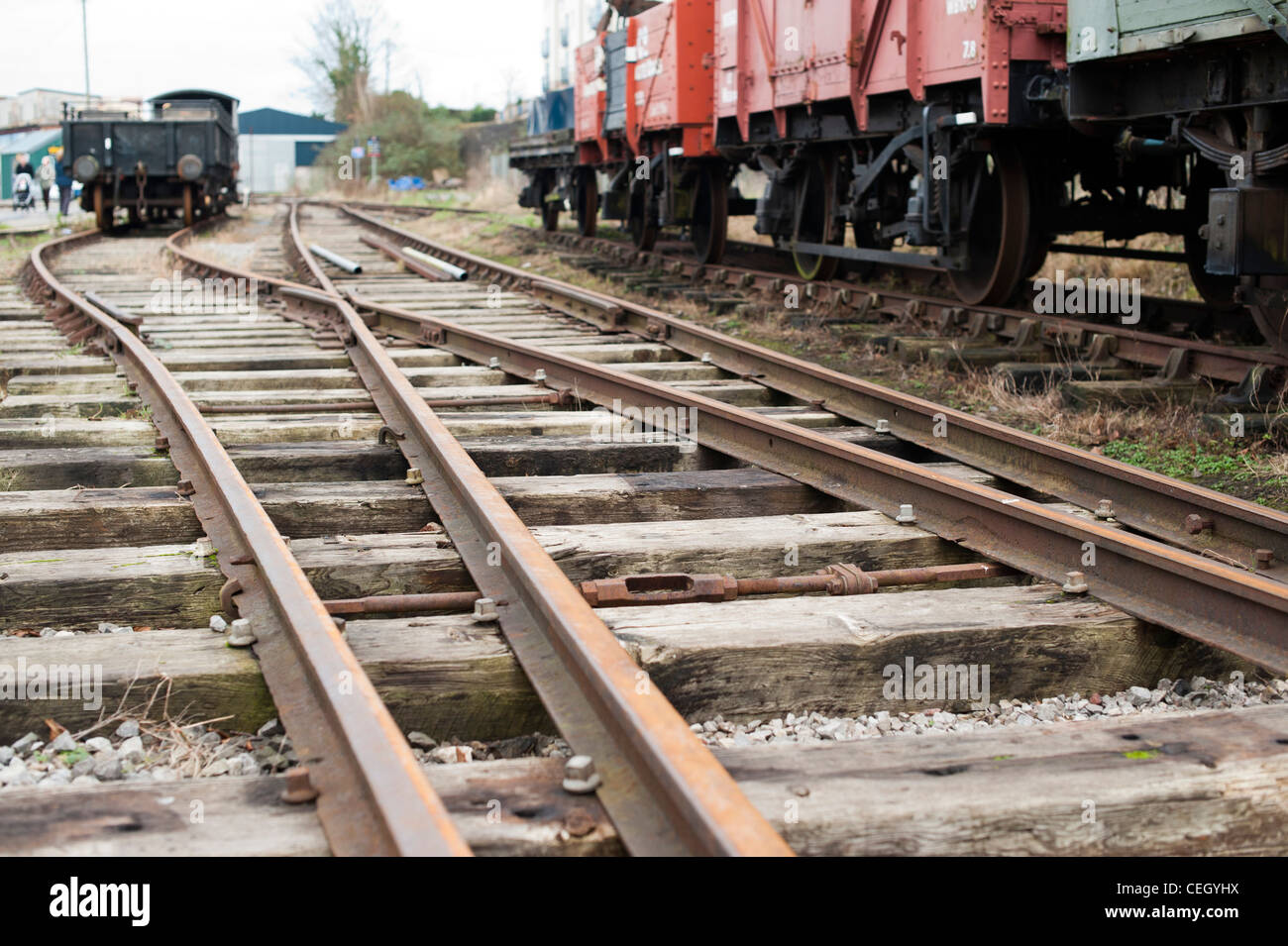 Old railway carriages hi-res stock photography and images - Alamy