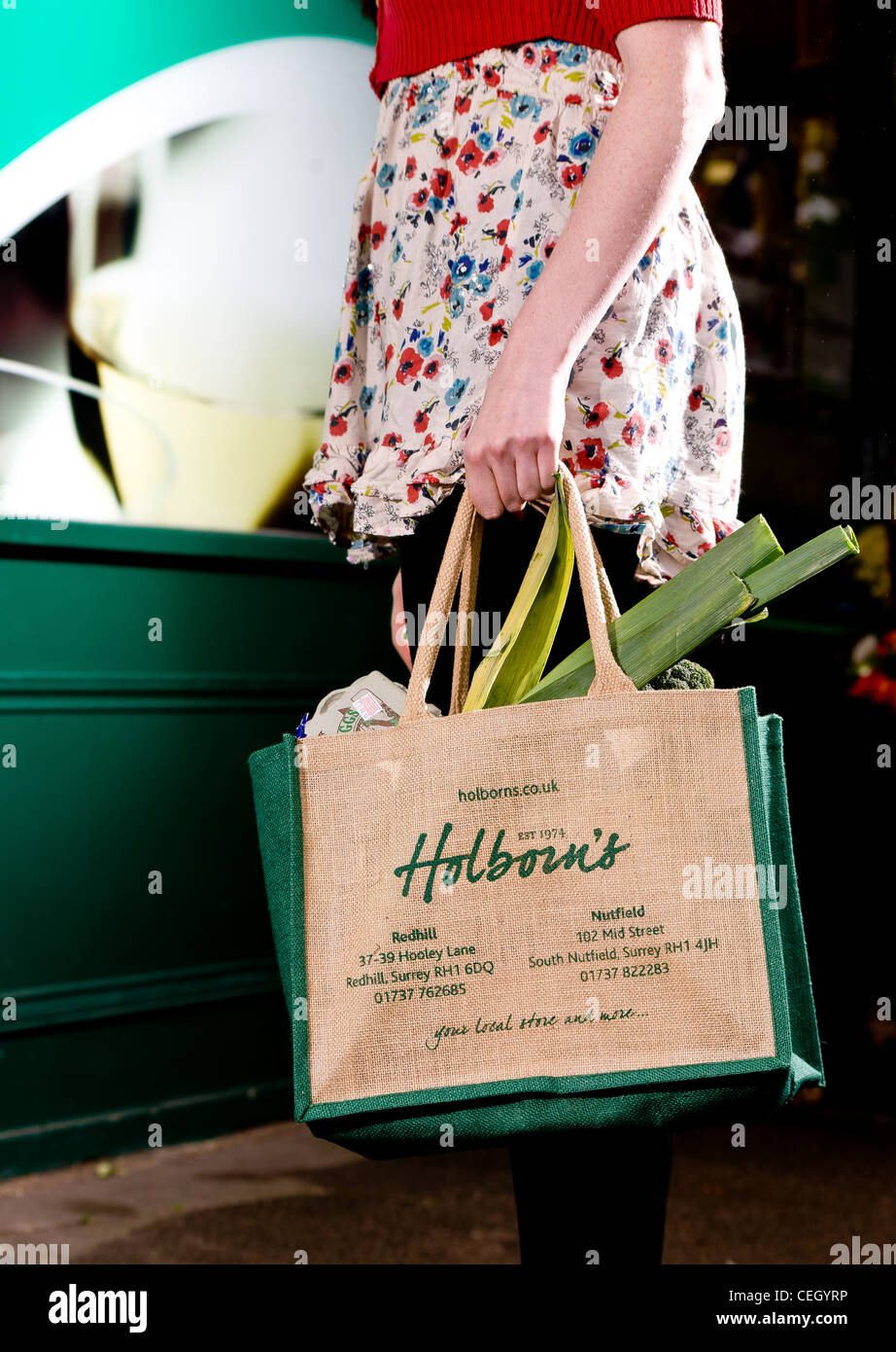 Shopper with branded shopping bag hi-res stock photography and images ...