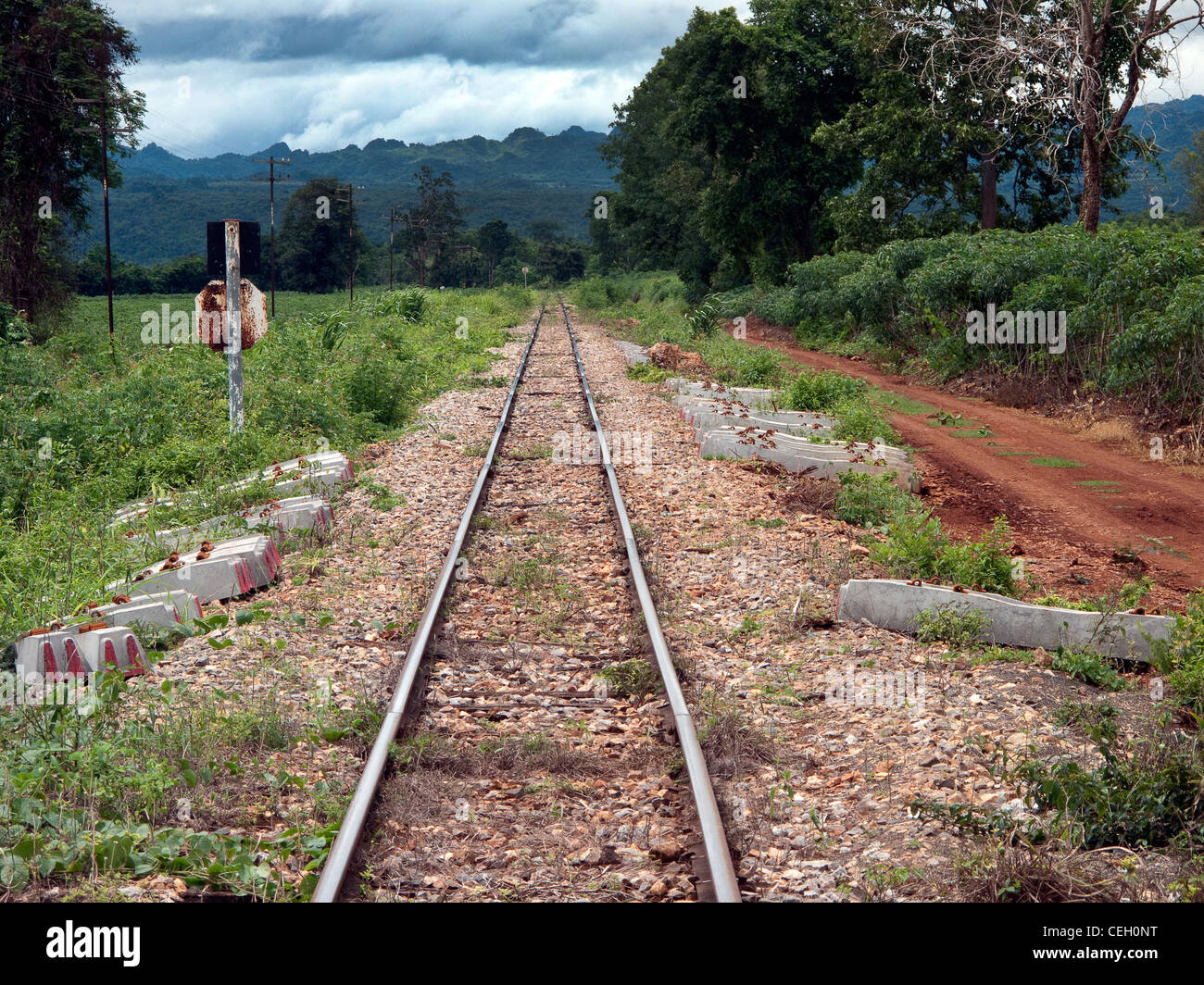 Thai Burma 'Death Railway'. Built by forced labour and allied POWs ...