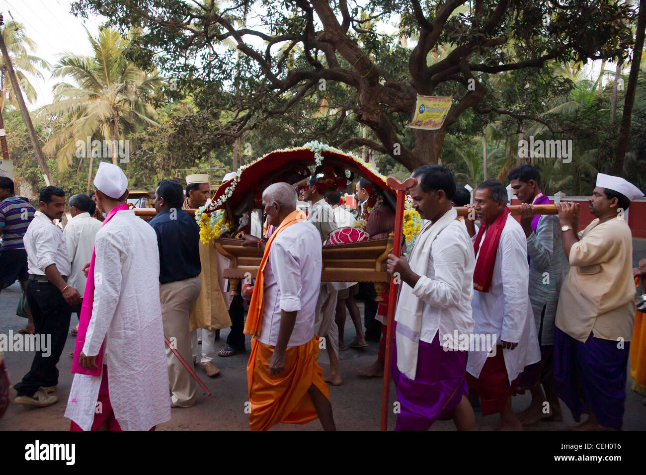 A Hindu festival giving thanks to the deity Bhumika Stock Photo - Alamy