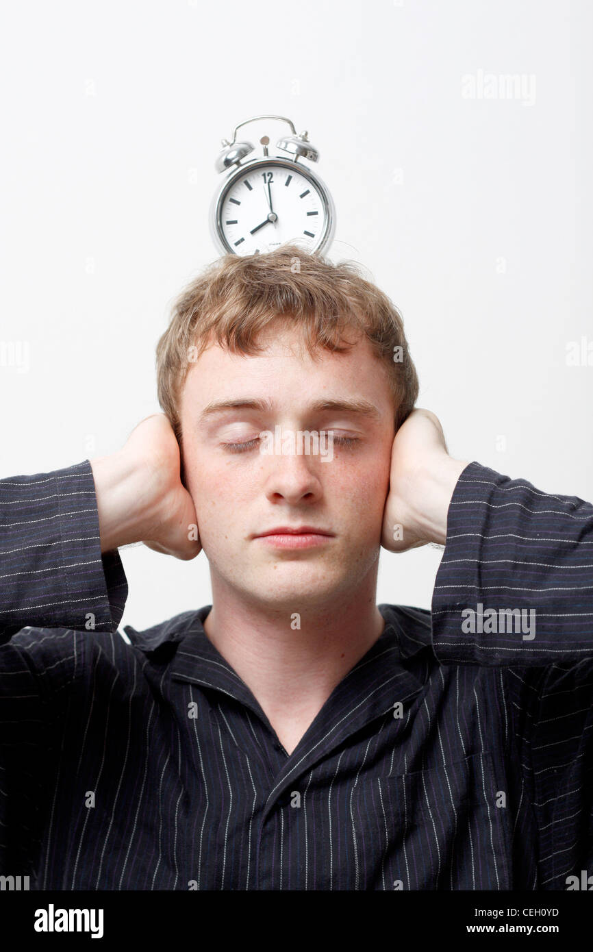 A noisy alarm clock Stock Photo - Alamy