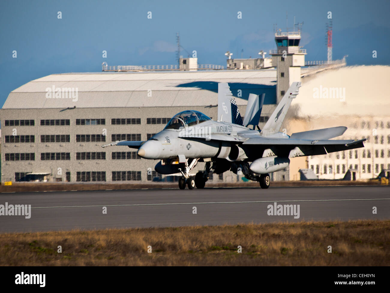 Marine F-18 Hornets escorted the first and second Marine F-35B ...