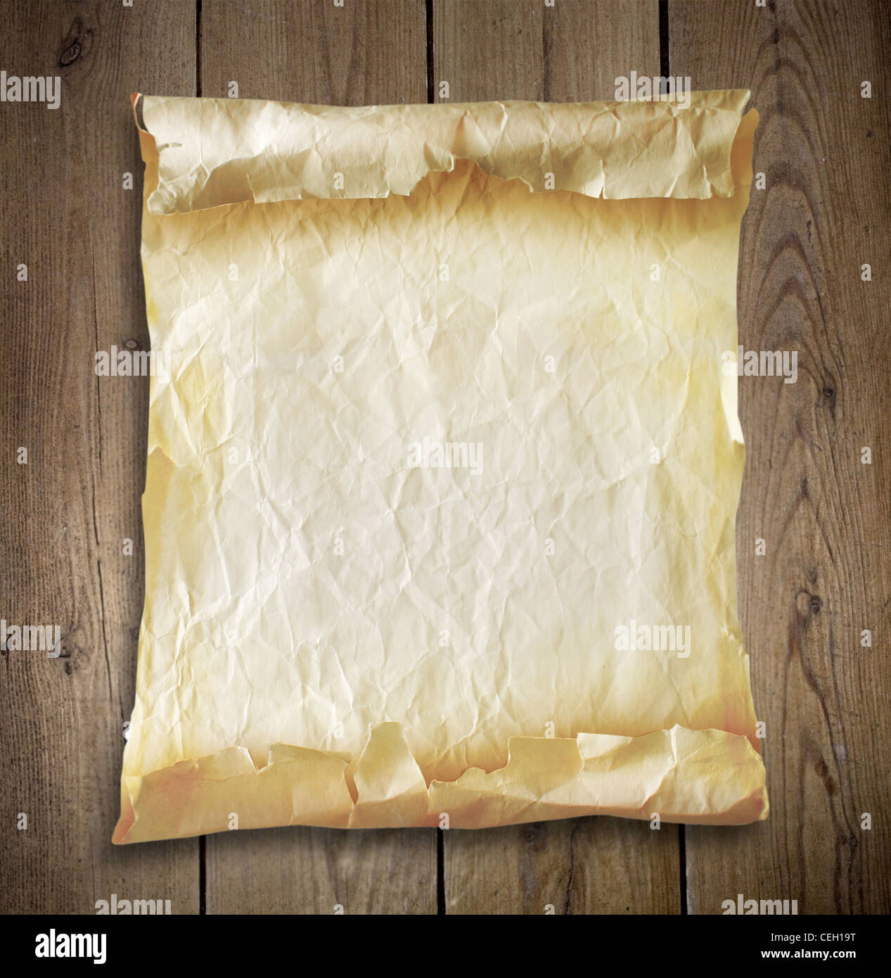 Old piece of paper Stock Photo - Alamy