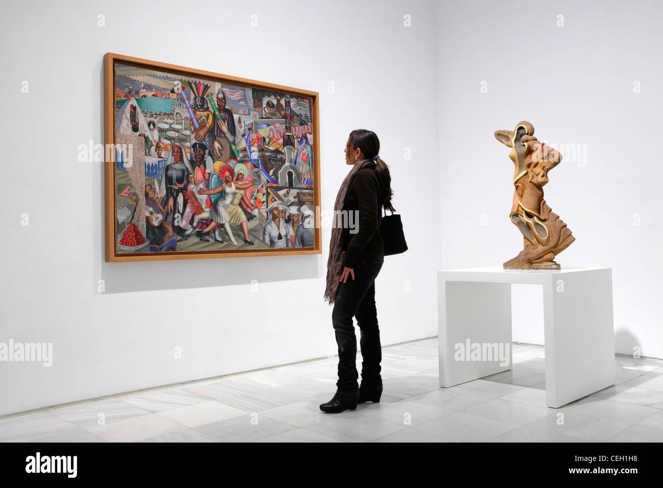 Reina sofia museum painting hi-res stock photography and images - Alamy