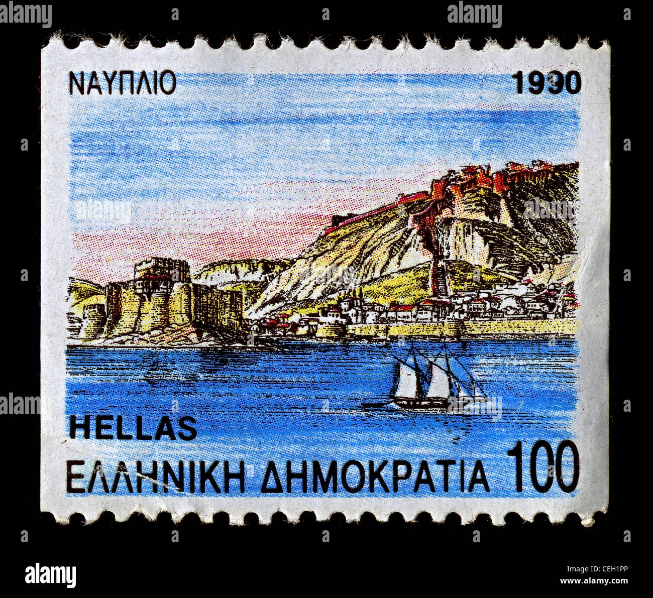 Old post stamp waves hi-res stock photography and images - Alamy