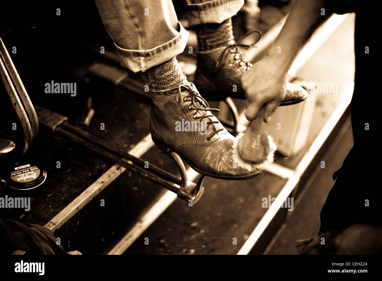 Old fashioned shoe hi-res stock photography and images - Alamy