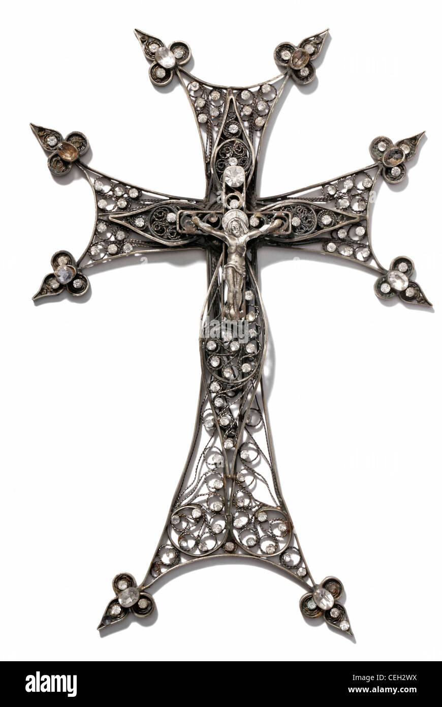 Crucifix jewellery hi-res stock photography and images - Alamy