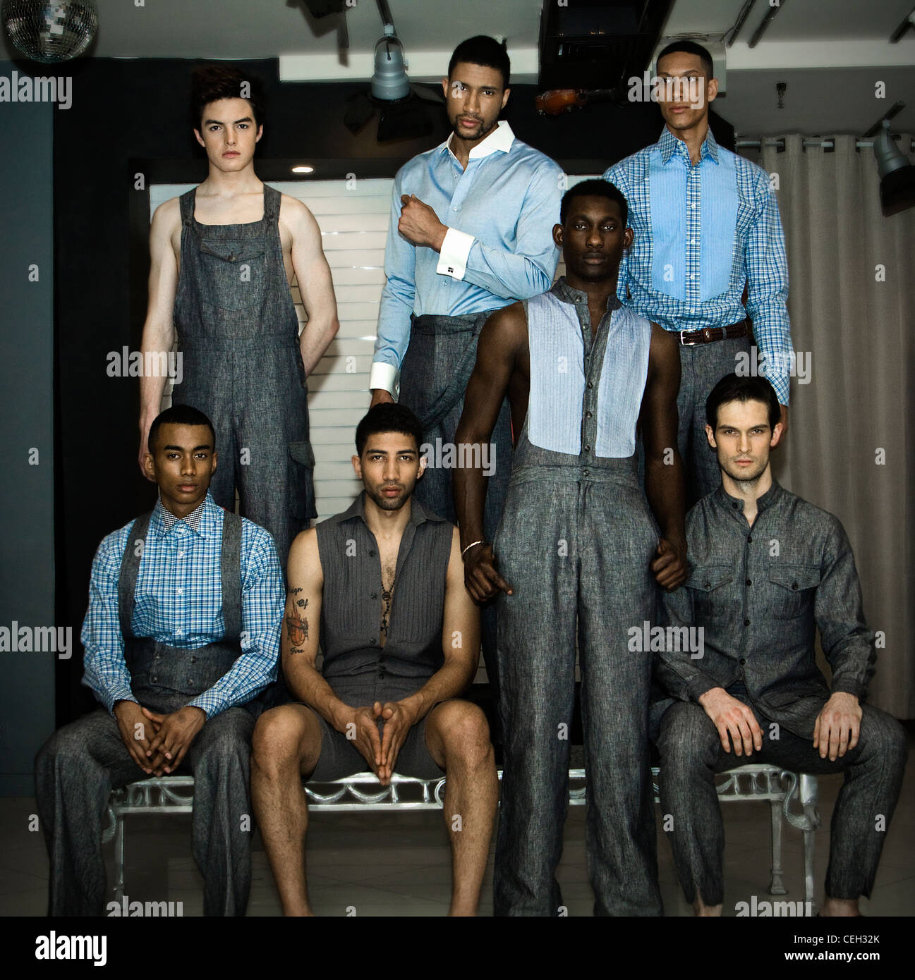 Men's collection after the catwalk Stock Photo - Alamy