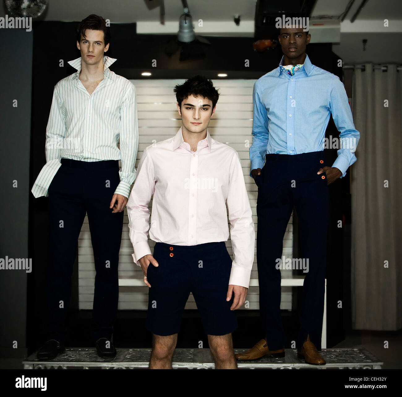 Men's collection after the catwalk Stock Photo - Alamy