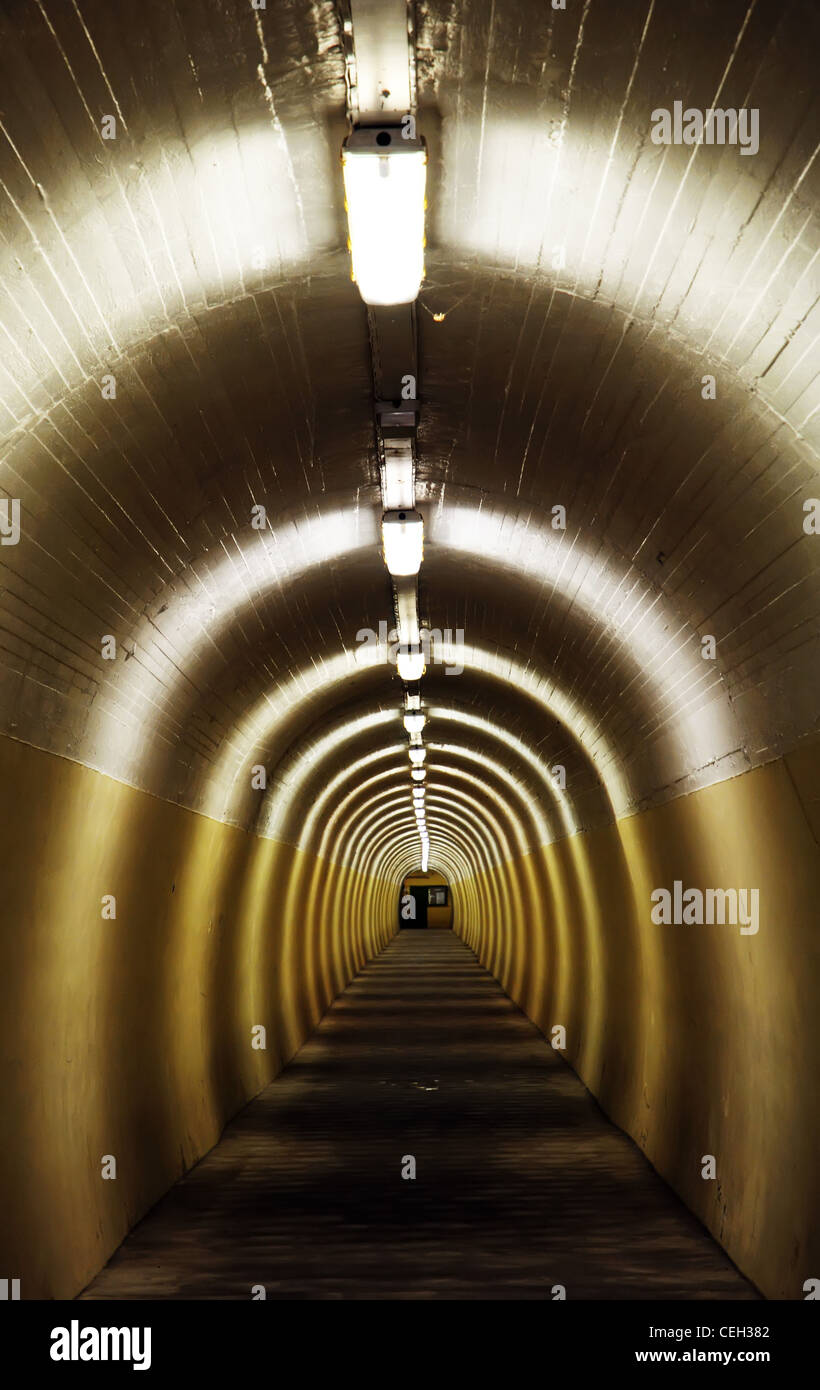 A long tunnel Stock Photo - Alamy