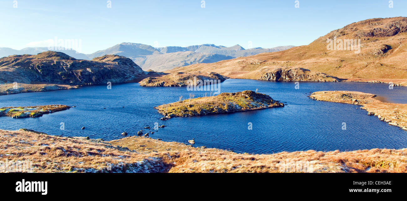 Angle Tarn January Lake District National Park, North East Lake ...