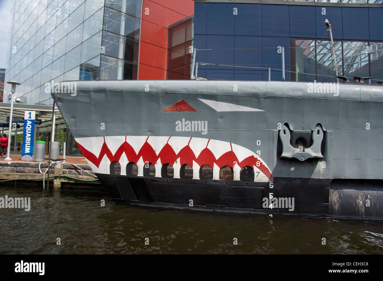 Maryland, Baltimore. USS Torsk, World War II submarine Stock Photo - Alamy