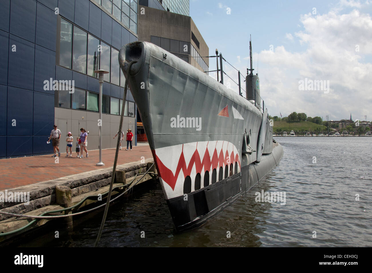Maryland, Baltimore. USS Torsk, World War II submarine Stock Photo - Alamy