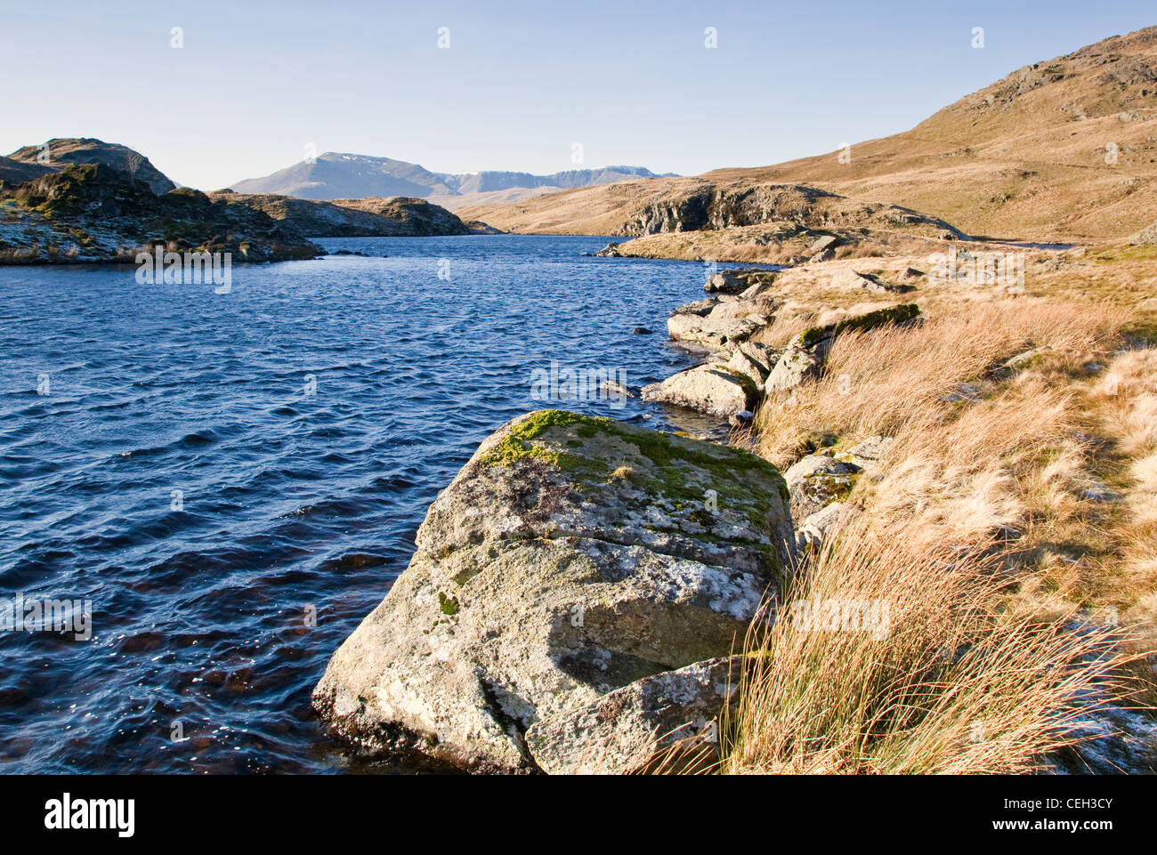 Angle Tarn January Lake District National Park, North East Lake ...
