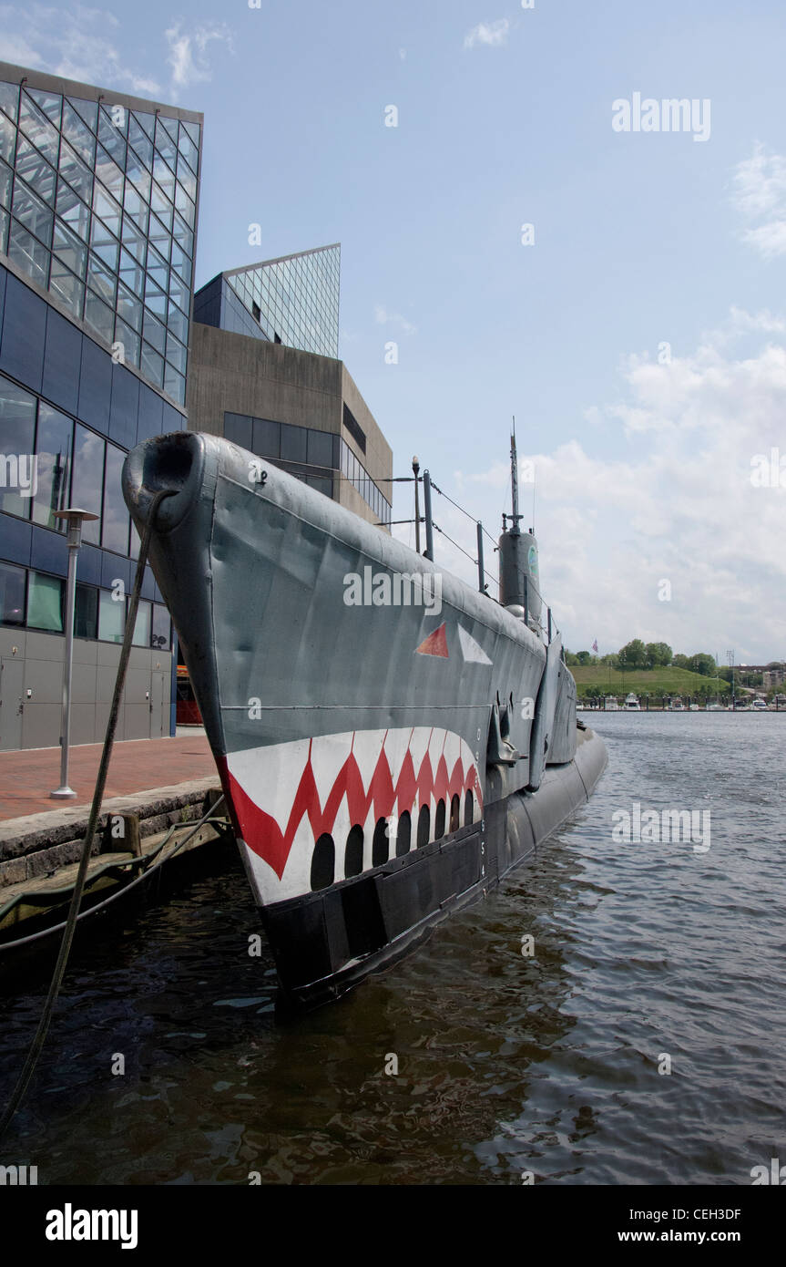 Maryland, Baltimore. USS Torsk, World War II submarine Stock Photo - Alamy
