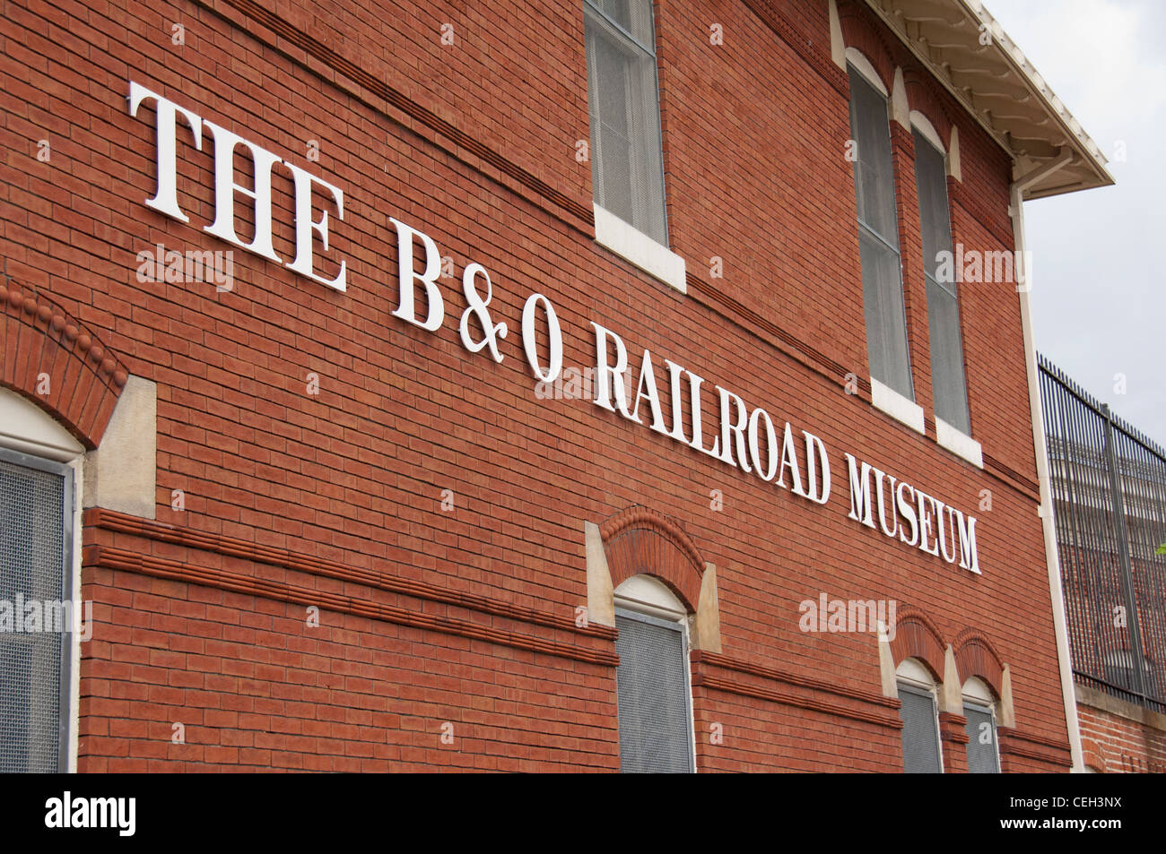 Maryland, Baltimore. B&O Railroad Museum Stock Photo - Alamy