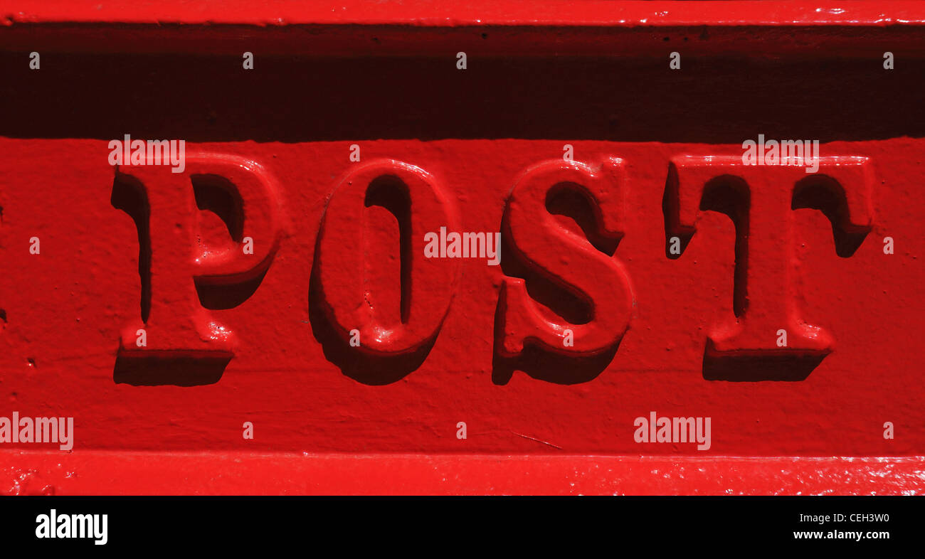 Post word hi-res stock photography and images - Alamy