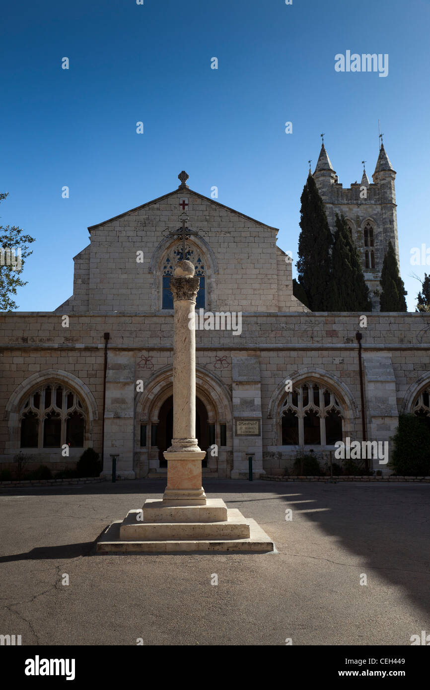The Cathedral of St George in Jerusalem Stock Photo - Alamy