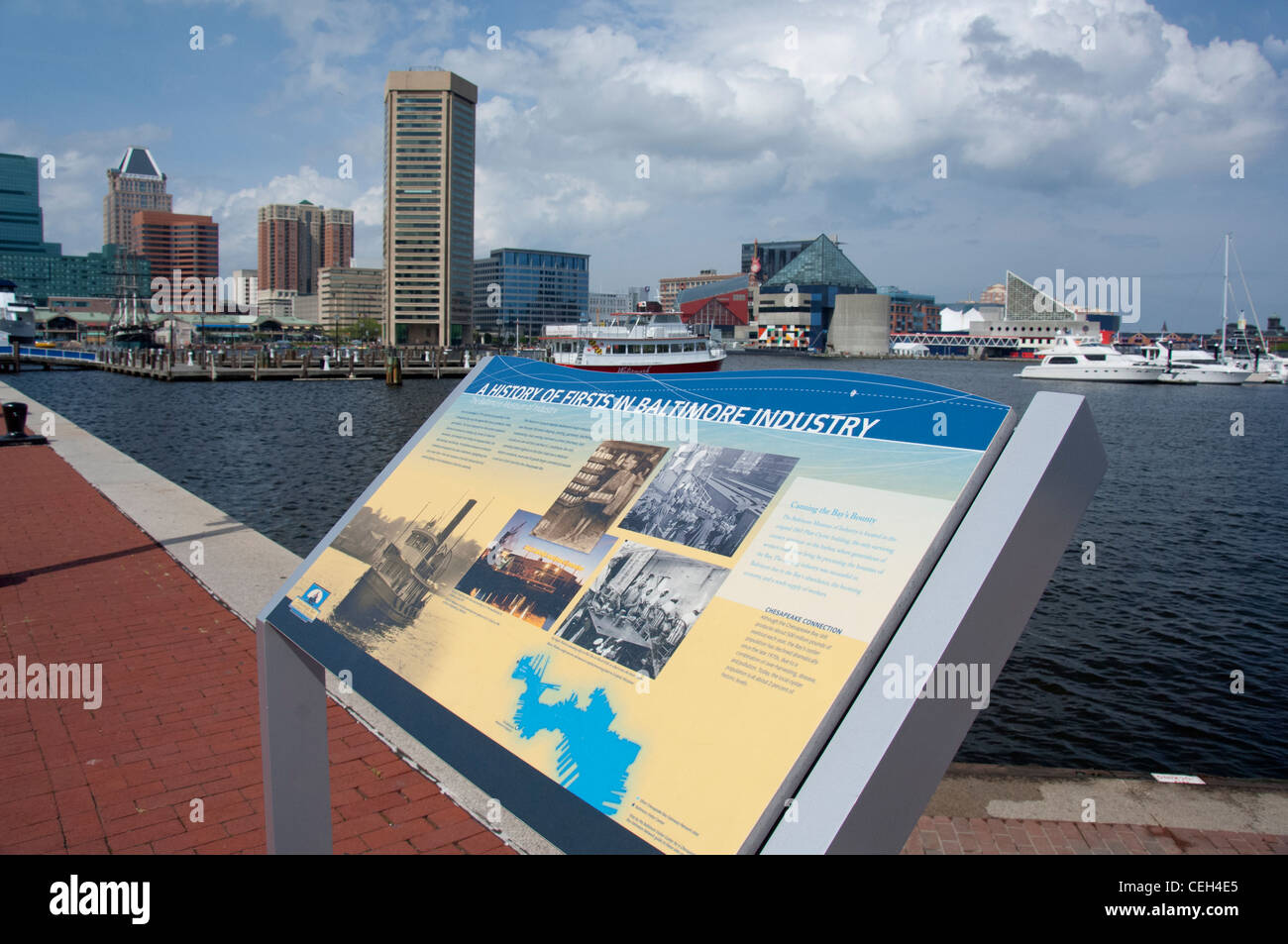 Maryland, Baltimore. National Historic Seaport of Baltimore. Baltimore ...
