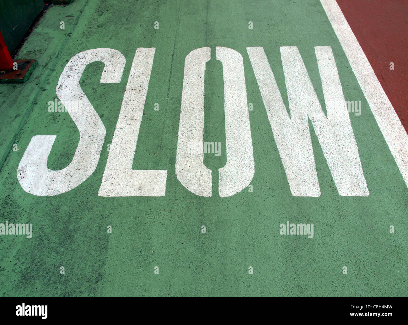 Danger construction sign slow sign hi-res stock photography and images ...