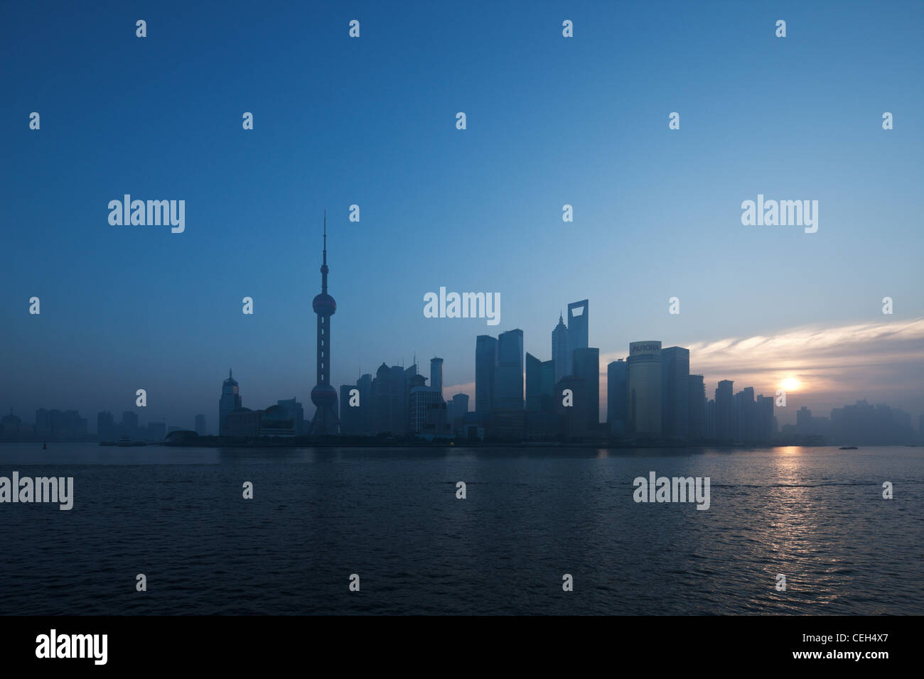 china shanghai waitan television tower scenics river Office Building ...