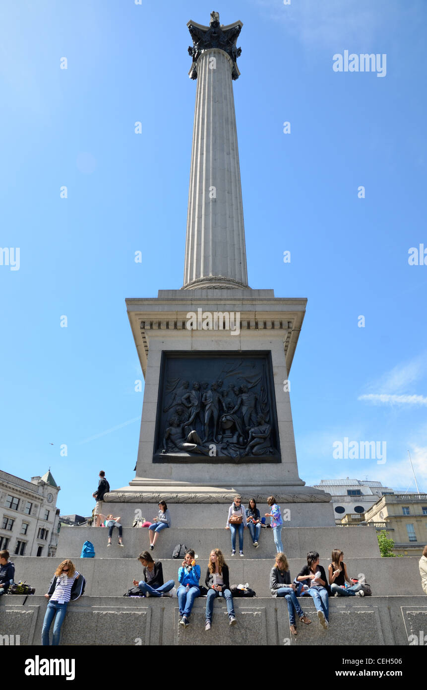 Nelsons column base hi-res stock photography and images - Alamy