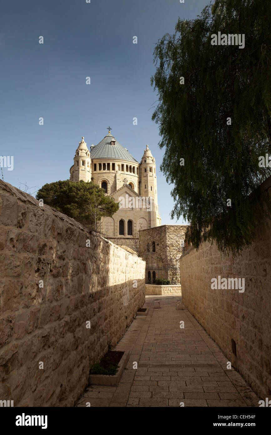 The Church and Monastery of the Dormition in Jerusalem Stock Photo - Alamy