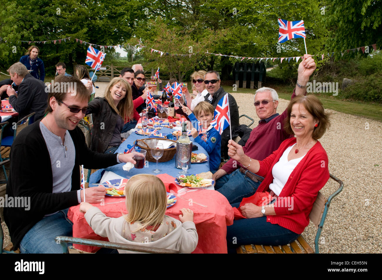 Celebrating street hi-res stock photography and images - Alamy
