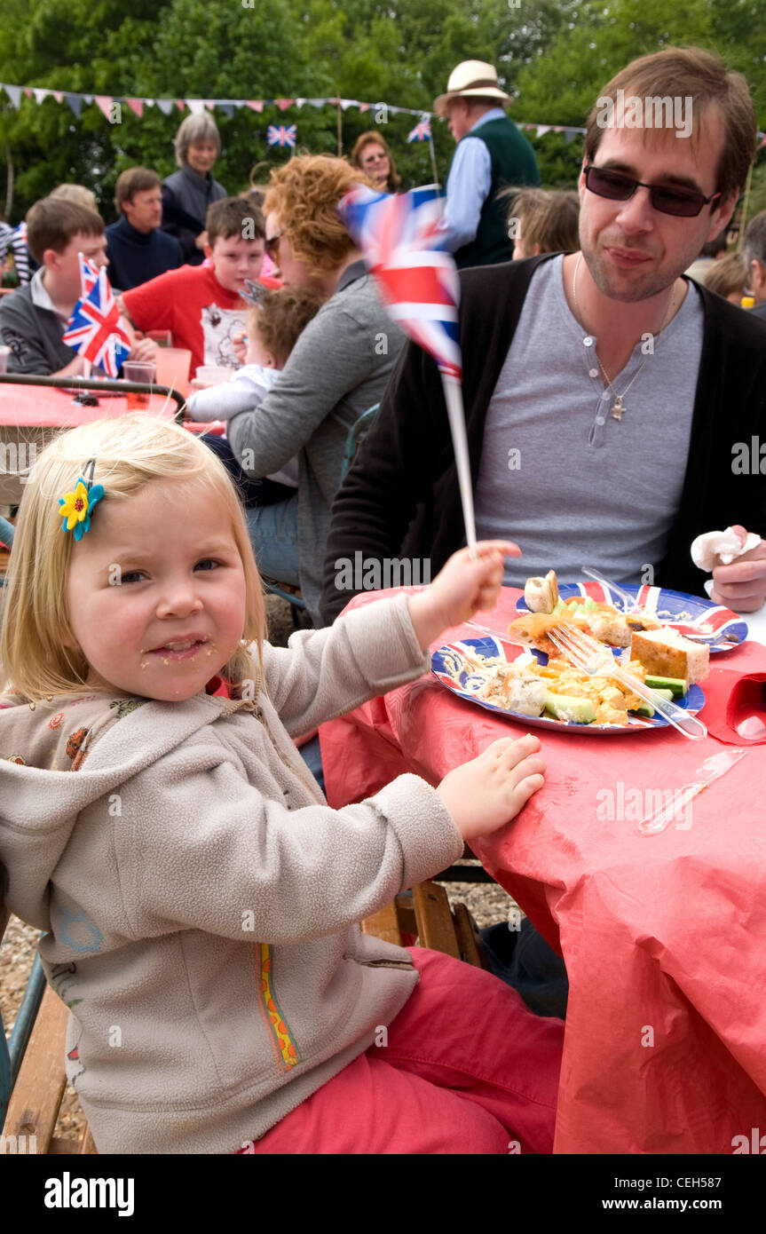 Street party bunting hi-res stock photography and images - Alamy