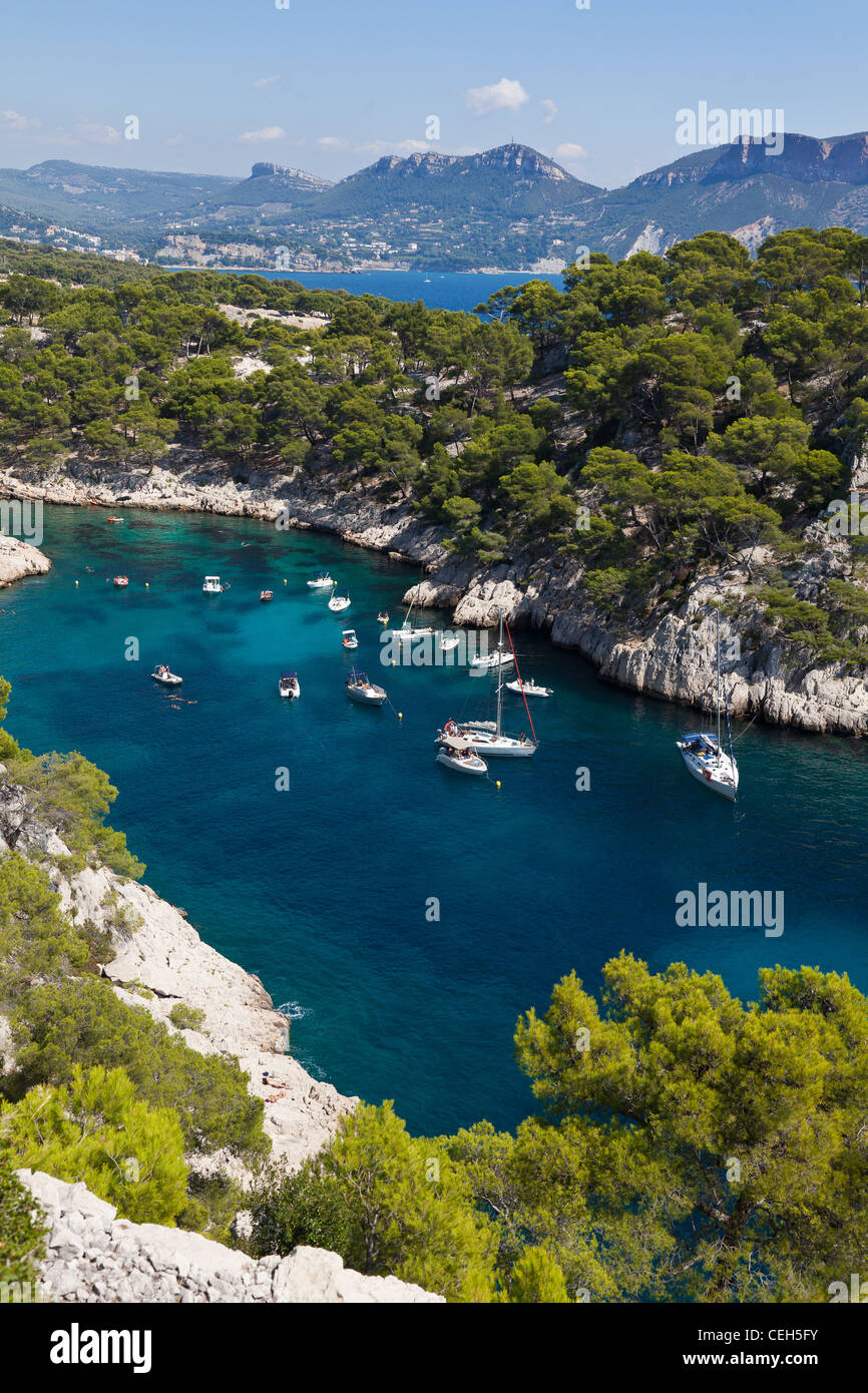 Calanques of Port Pin in Cassis in France Stock Photo - Alamy