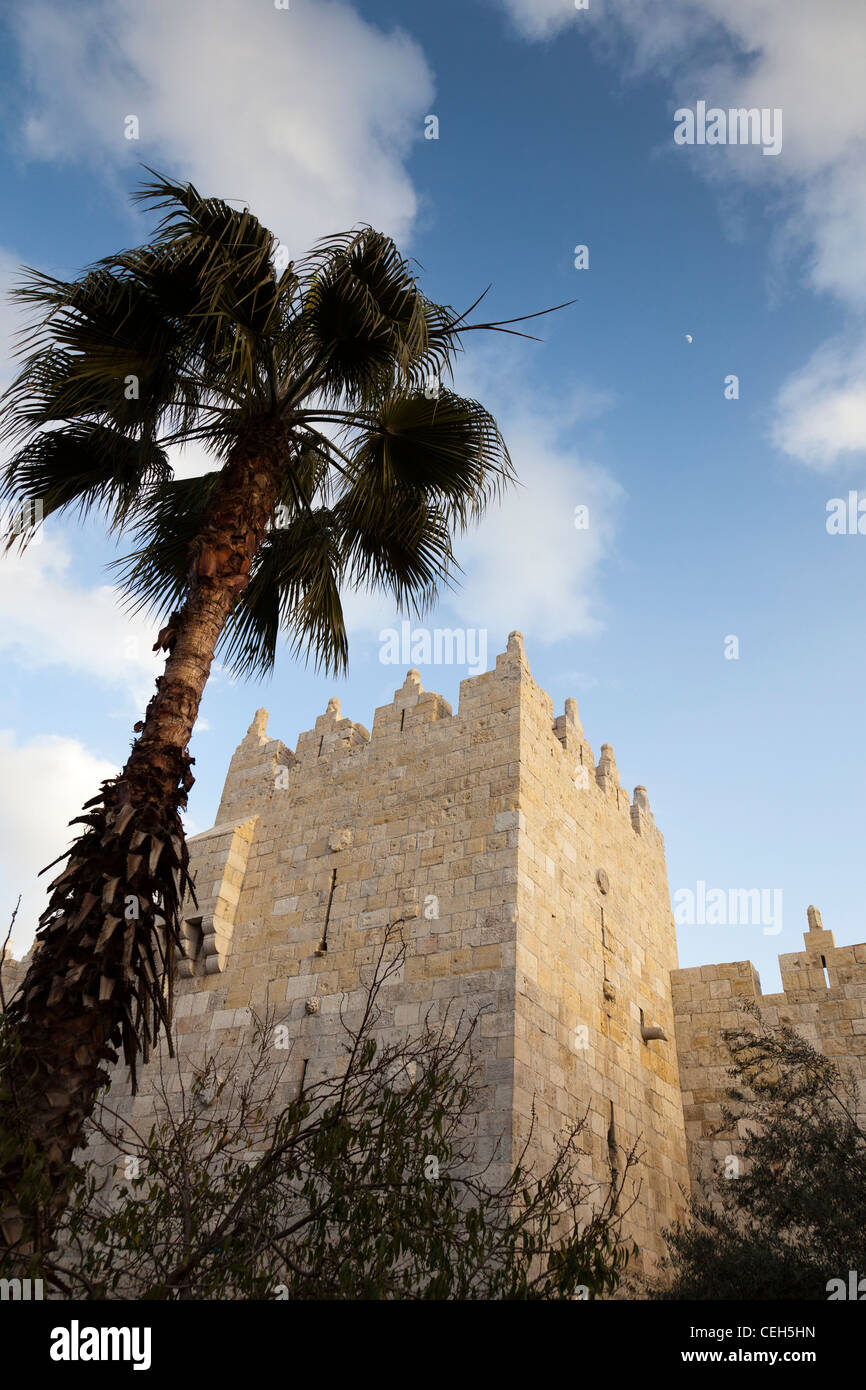 The Damascus Gate in the holy city of Jerusalem, Israel Stock Photo - Alamy