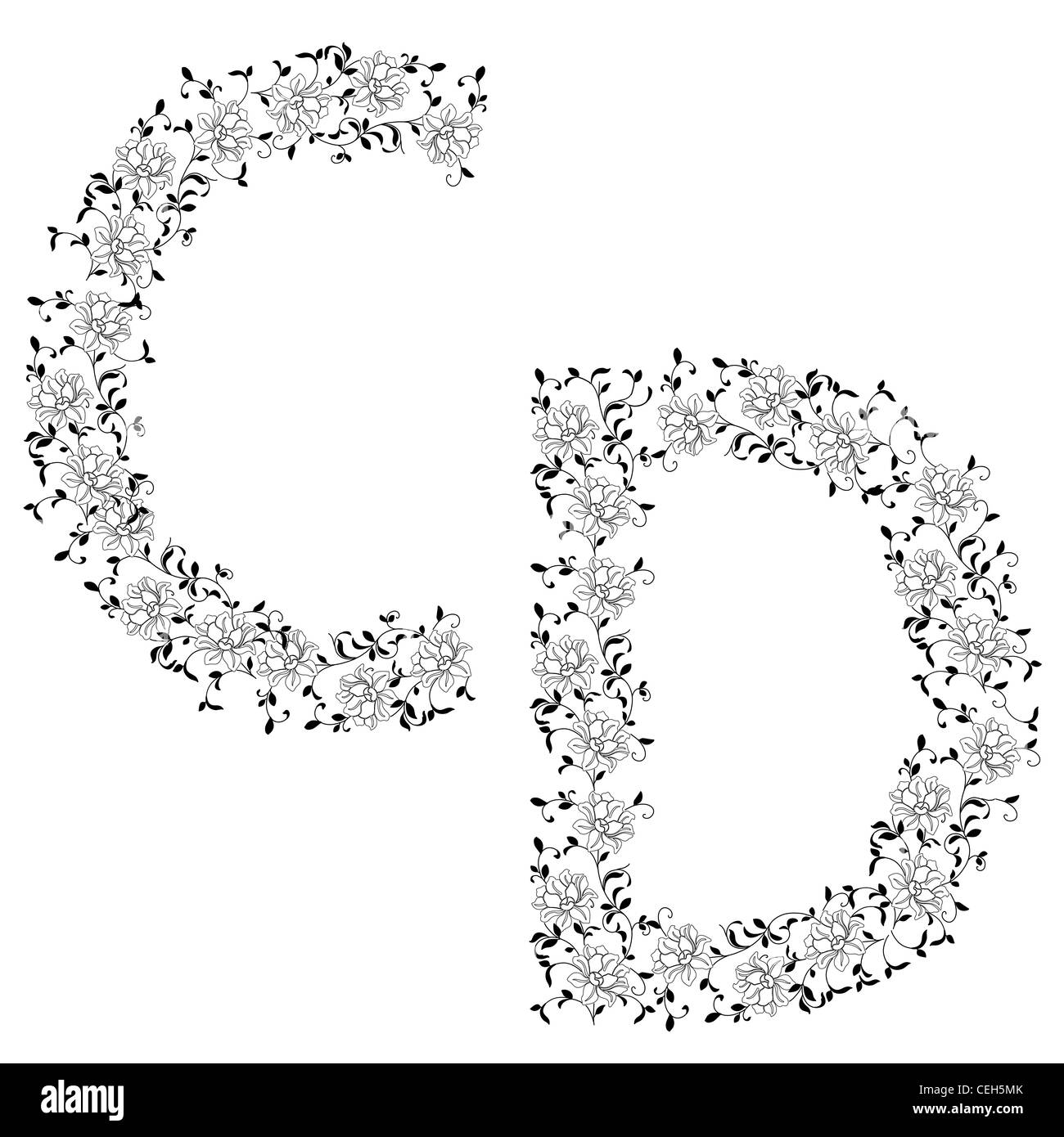 Cd line drawing Cut Out Stock Images & Pictures - Alamy