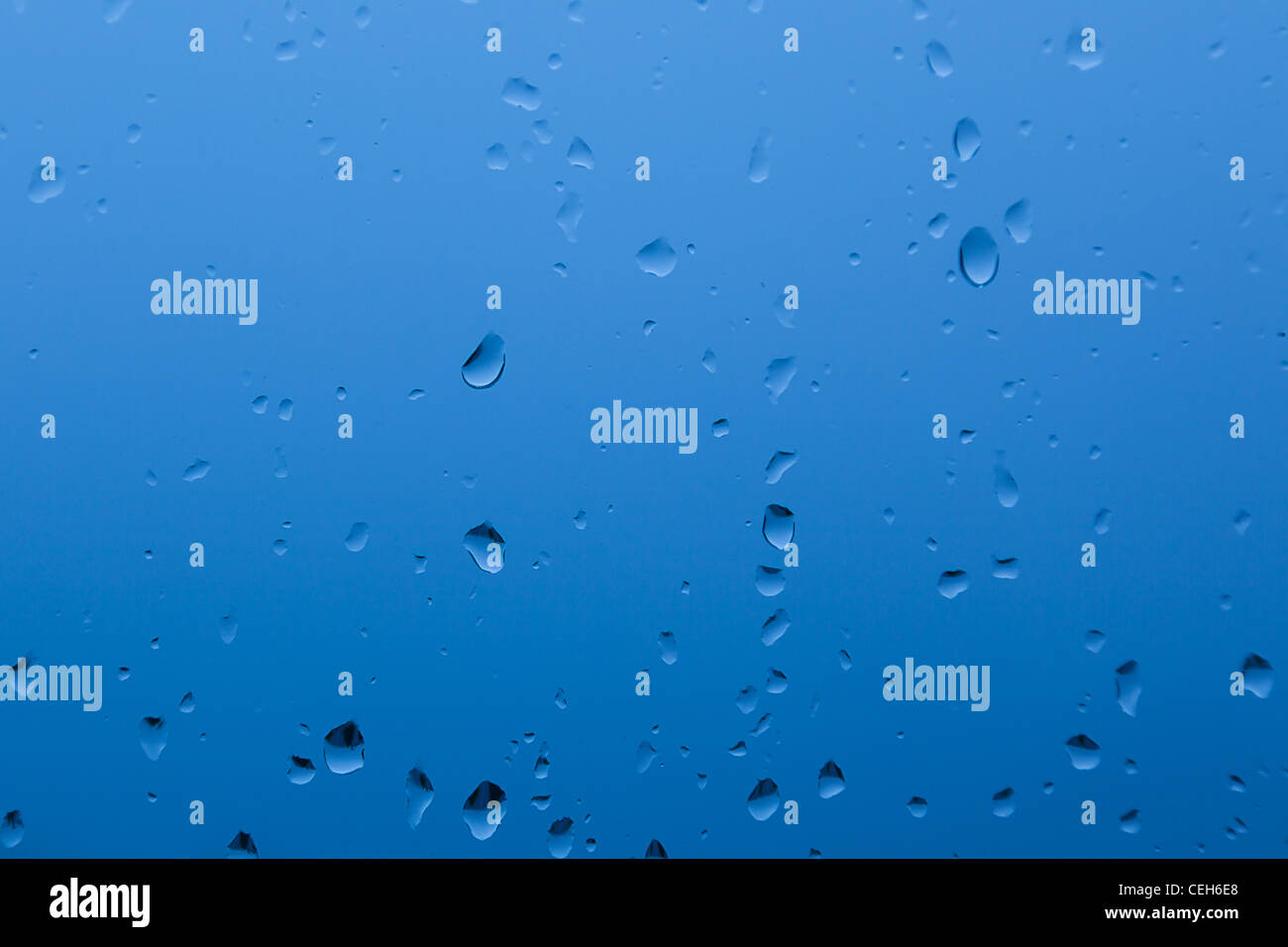 Water drops on a glass surface Stock Photo - Alamy