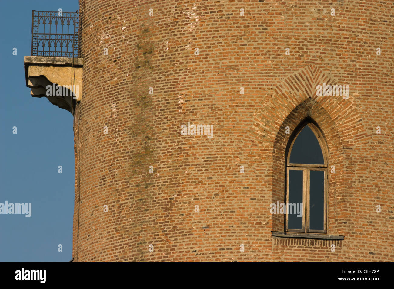 Detail of the Chindia Tower, Romania, Târgovişte Stock Photo - Alamy