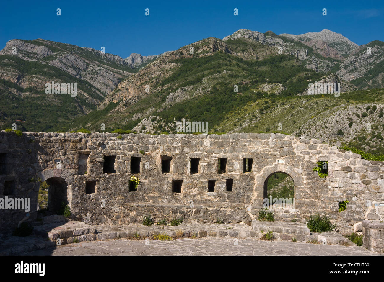 Ruins at Stari Bar, Montenegro, Europe Stock Photo - Alamy