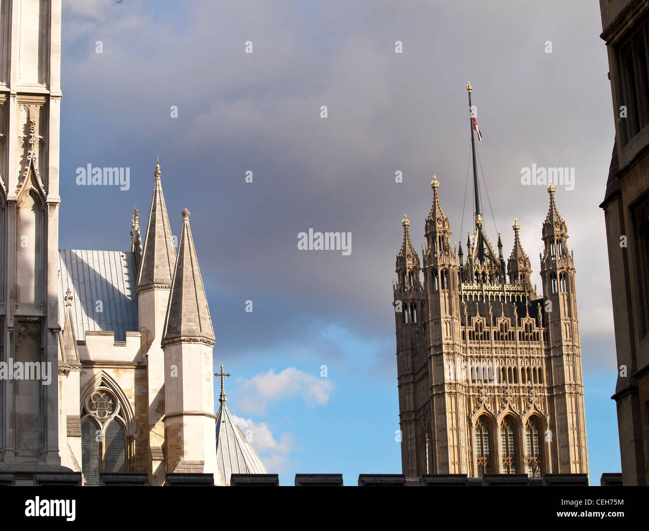 Historical buildings in London UK Stock Photo - Alamy