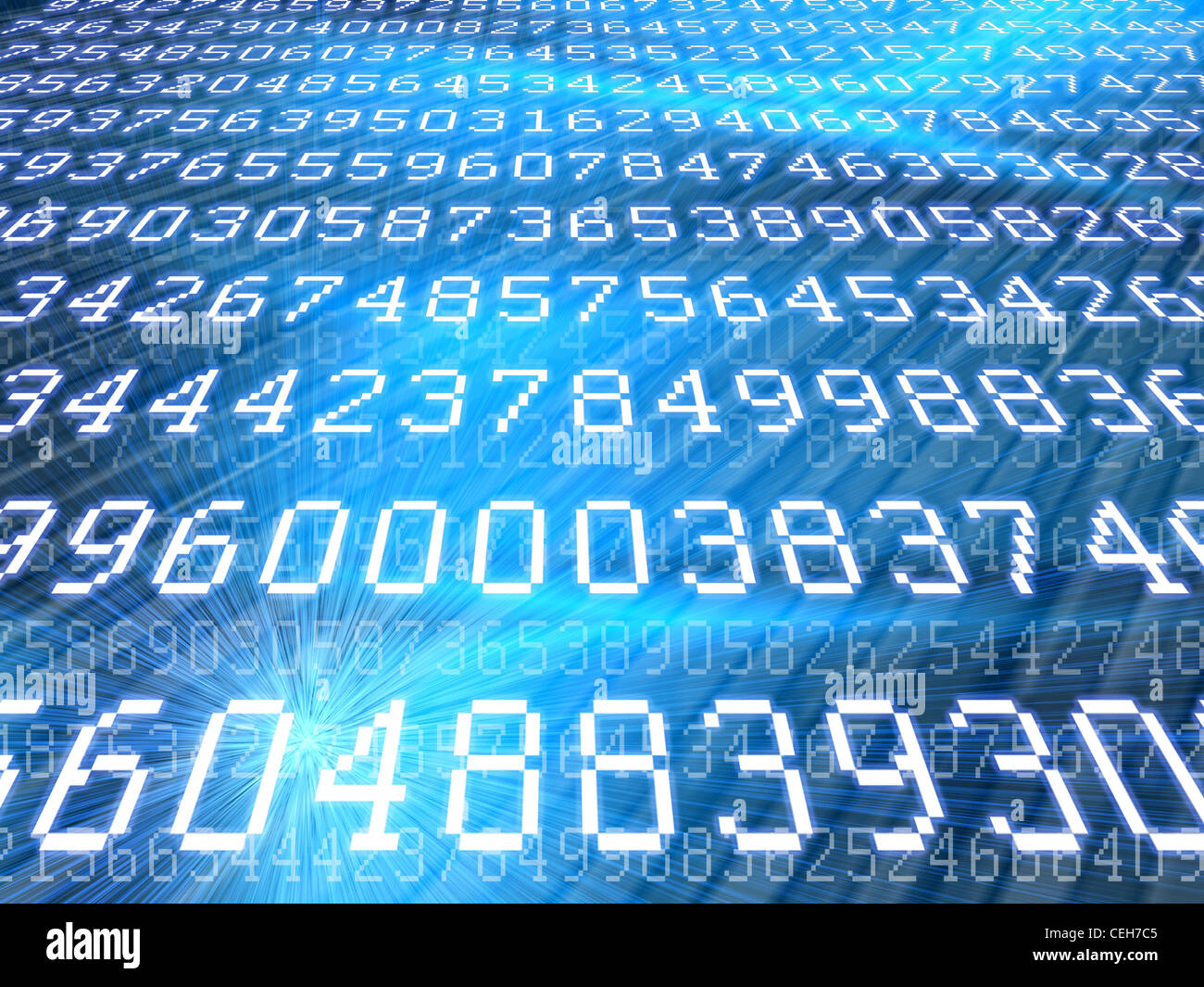 blue digits financial background Stock Photo - Alamy