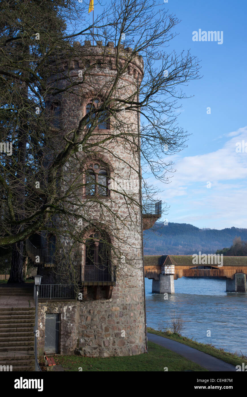 Bad sackingen wooden bridge hi-res stock photography and images - Alamy