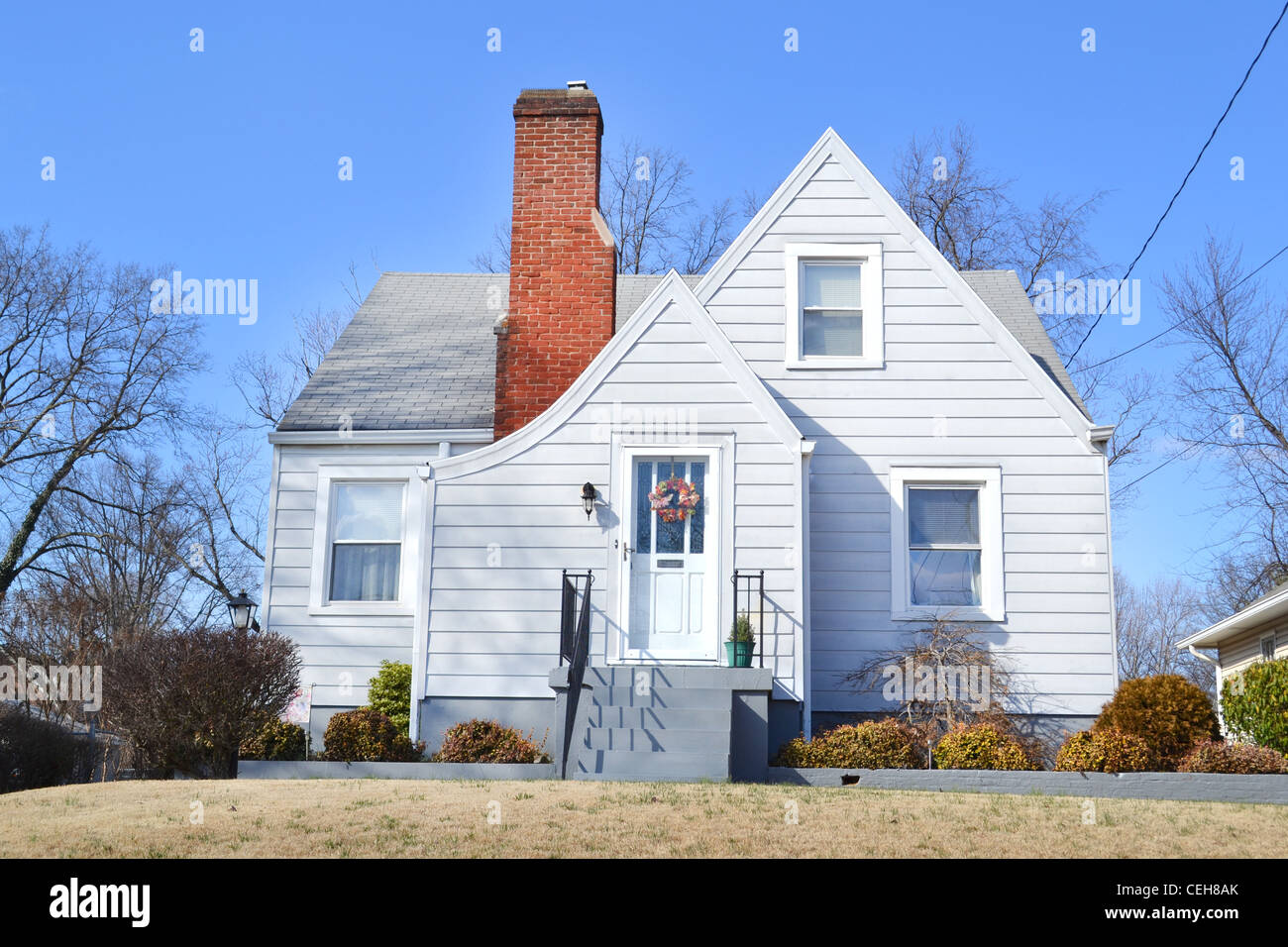 Country French house Stock Photo - Alamy