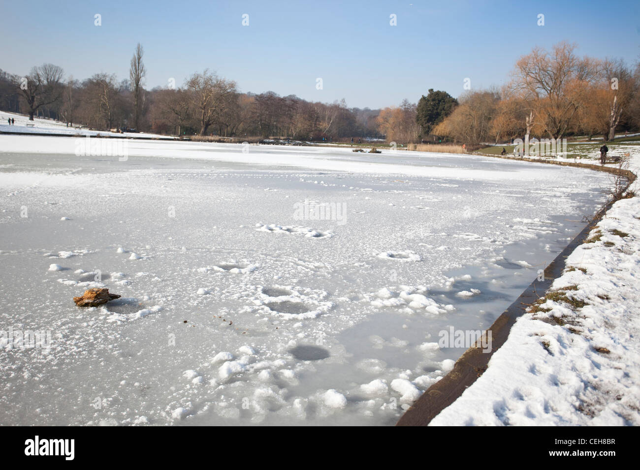 Frozen pond hi-res stock photography and images - Alamy